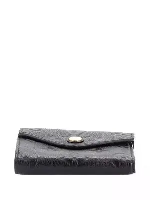 LOUIS VUITTON Zoe Wallet Monogram Empreinte Leather Small Wallets - Black