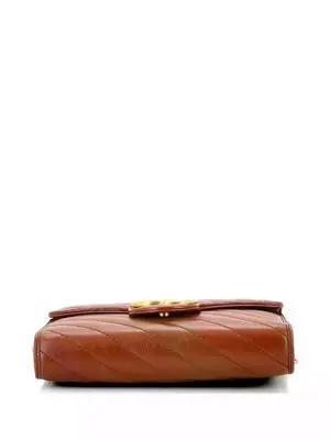 Gucci Gg Marmont Chain Wallet - Brown