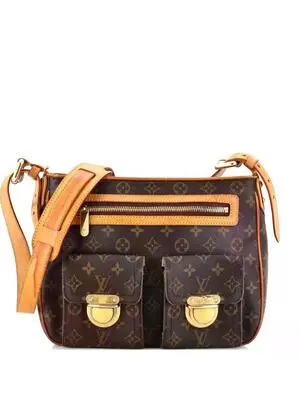 LOUIS VUITTON Hudson Handbag Monogram Canvas Gm Shoulder Bag - Brown