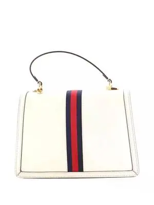 Gucci Ophidia Flap Top Handle Small Satchel - Neutrals