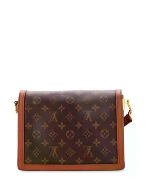 LOUIS VUITTON Dauphine Reverse Monogram Canvas Mm Shoulder Bag - Brown