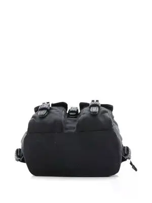 Prada Double Pocket Chain Shoulder Bag Re-nylon Mini Backpack