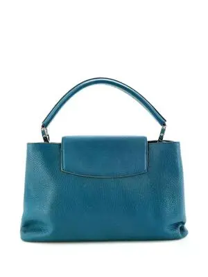 LOUIS VUITTON Capucines Mm Satchel - Blue