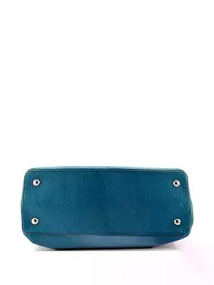 LOUIS VUITTON Capucines Mm Satchel - Blue