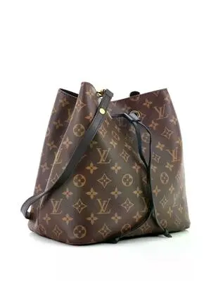 LOUIS VUITTON Neonoe Mm Bucket Bag Monogram Canvas - Brown