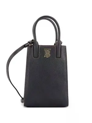 Burberry Frances Leather Micro Tote Bag
