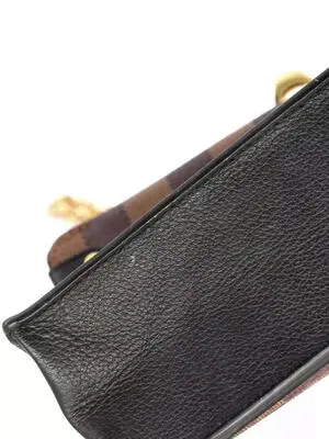 LOUIS VUITTON Vavin Chain Wallet Nm Damier With Leather Crossbody Bag - Black