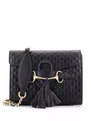 Gucci Emily Chain Flap Bag Microguccissima Leather Mini Shoulder Bag