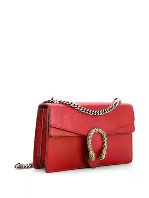 Gucci Dionysus Small Shoulder Bag With Chain Strap - Red
