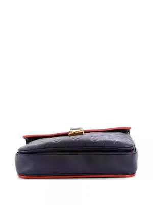 LOUIS VUITTON Pochette Metis Monogram Empreinte Leather Crossbody Bag - Blue