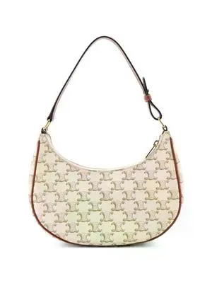 Celine Ava Bag Triomphe Coated Canvas Hobo Bag