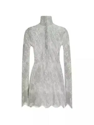 Dolce & Gabbana Chantilly Lace Blouse - Green