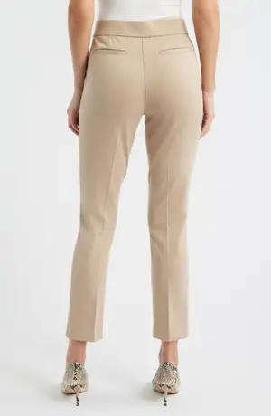 Anne Klein Straight Leg Pull-on Pants