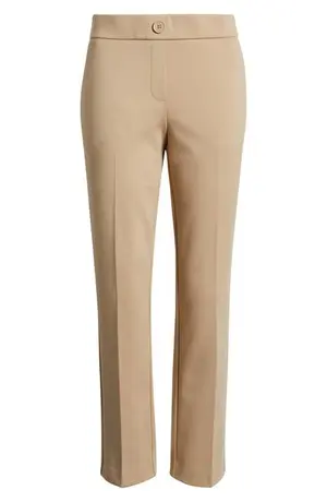 Anne Klein Straight Leg Pull-on Pants