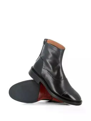 ALBERTO FASCIANI Zip Leather Boots