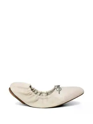 Brunello Cucinelli Charm Bailarina Flat - Neutrals