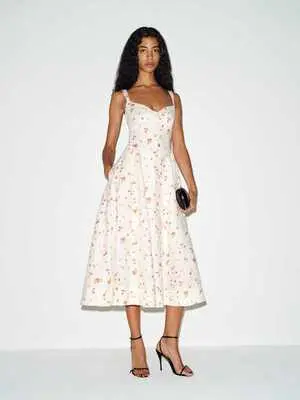REFORMATION Birdie Linen Maxi Dress - Ivory