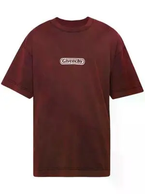 Givenchy Logo-print Cotton T-shirt - Red