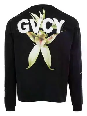Givenchy Floral Print Long Sleeve T-shirt