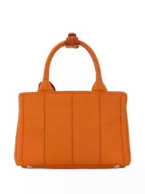 Prada Mini Jardinière Canvas Tote Bag