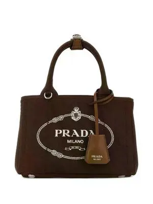 Prada Mini Jardinière Handbag - Brown
