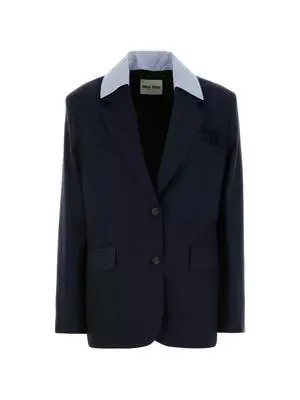 Miu Miu Button Detailed Blazers For Women