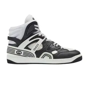 Gucci Wmns Basket High White - Black