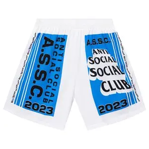 ANTI SOCIAL SOCIAL CLUB Pack Your Things Short 'white/blue - Multicolor
