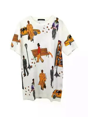 LOUIS VUITTON 2019 Graphic-print T-shirt - White