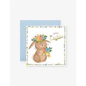 CENTRAL 23 Binky Bunny Floral Easter Card - One-color