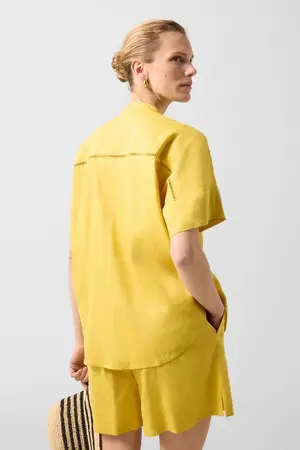 Bogner Cheryl Linen Blend Blouse