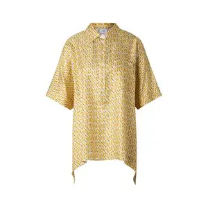Bogner Elvira Silk Blouse - Yellow/cream