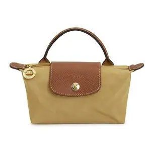 Longchamp Le Pliage Pouch Tote - Beige