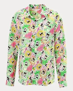 LILLY PULITZER Stuff Addison Linen Button Down Shirt