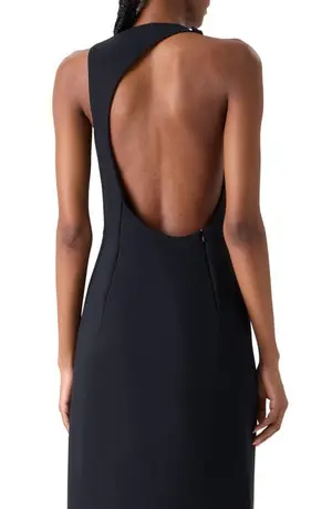 Akris Orbit Cutout Wool Blend Gown
