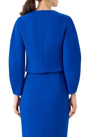 Akris Harriet Crop Wool-blend Jacket