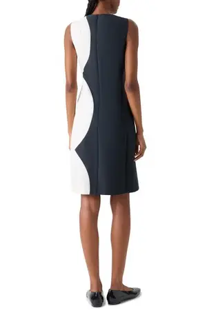 Akris Cloud Cotton & Silk Blend Sheath Dress