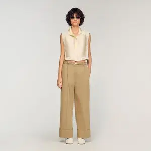 Sandro Straight Fit Shirts For Women