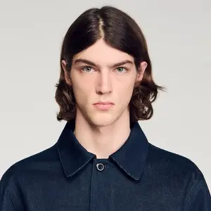 Sandro Denim Worker Jacket