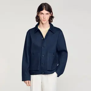 Sandro Denim Worker Jacket