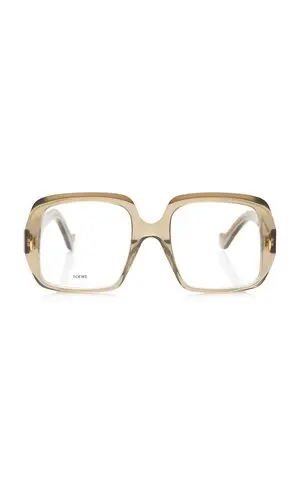 Loewe Square-frame Acetate Glasses - Neutral