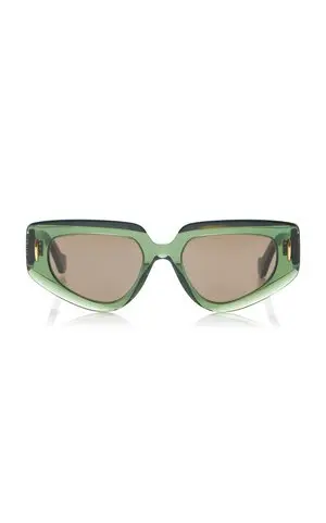 Loewe Butterfly Acetate Sunglasses Green