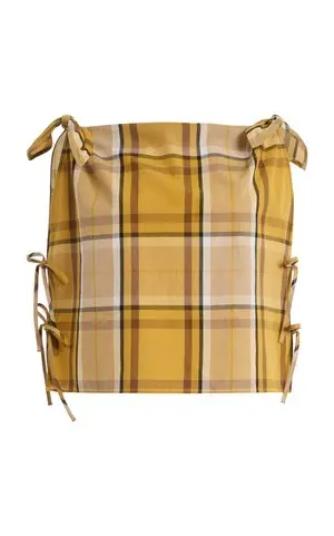Sea Copeland Cotton Plaid Top - Yellow