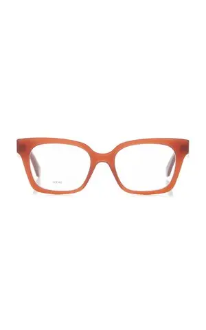 Loewe Square-frame Acetate Glasses - Pink