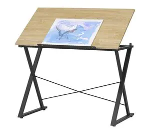 STUDIO DESIGNS HOME Studio Designs Axiom Ii Drawing Table Graphite Ashwood - One-color