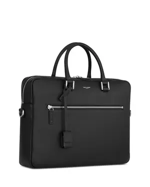Saint Laurent Sac De Jour Briefcase - Black/silver