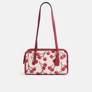 COACH Restored Swing Zip Bag With Cherry Print
