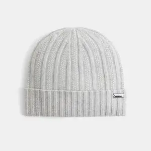 COACH Restored Cashmere Seed Stitch Knit Hat