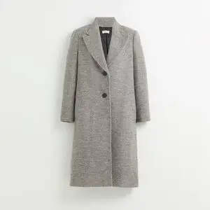 COACH Restored Herringbone Oversized Coat - Grey