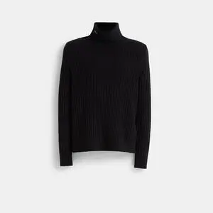COACH Restored Turtleneck - Black